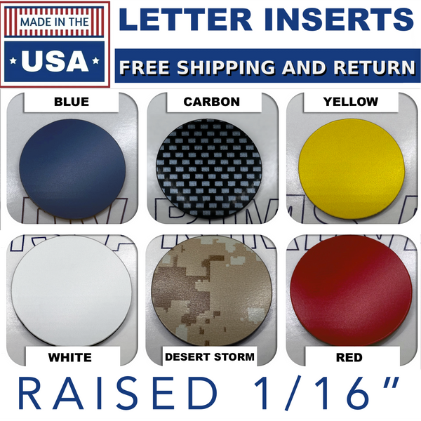 Front Splitter PLASTIC LETTERS Fits Shelby – Advanced Trims